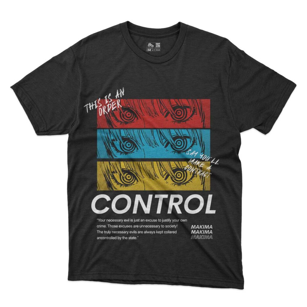 Camiseta Chainsaw Man - Control - Tu Tienda Shoka